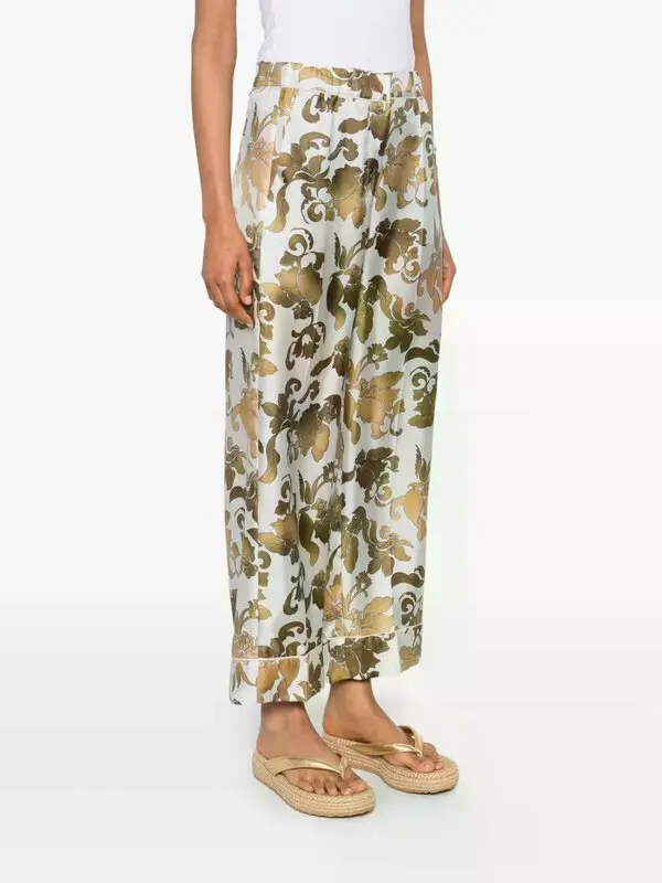 Max Mara Leda Floral Print Trousers