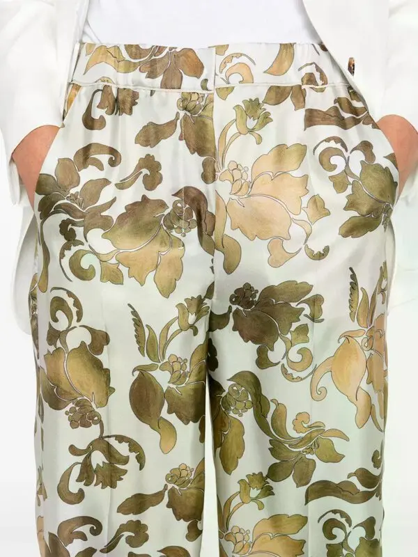 Max Mara Leda Floral Print Trousers