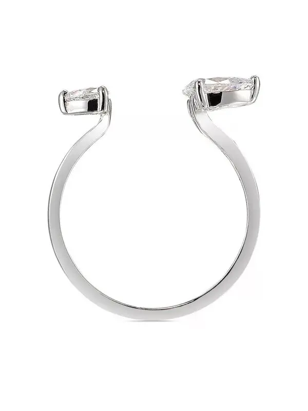 ANABELA CHAN 14kt White Gold Orion Floating Diamond Ring