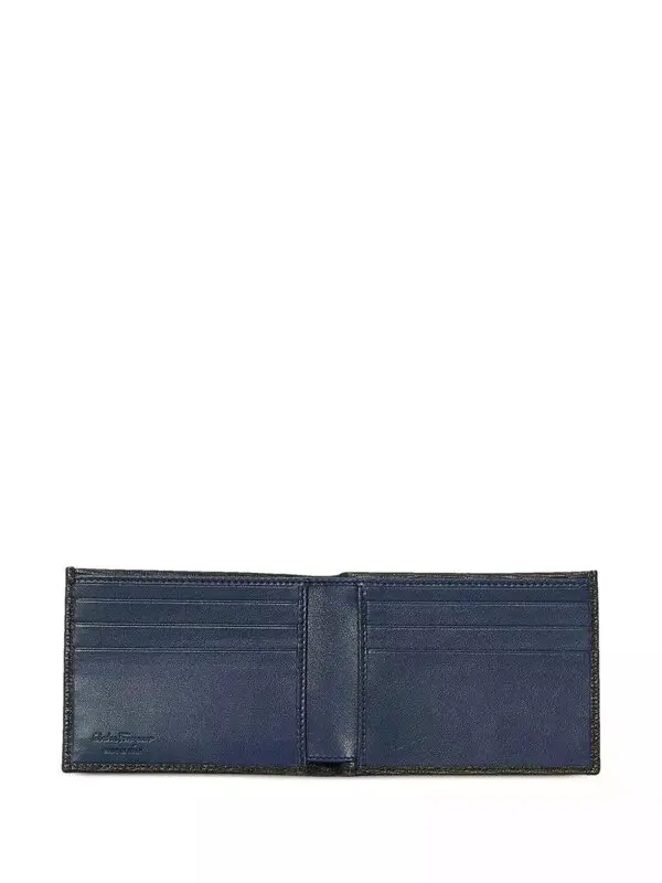FERRAGAMO Gancini-plaque Leather Wallet