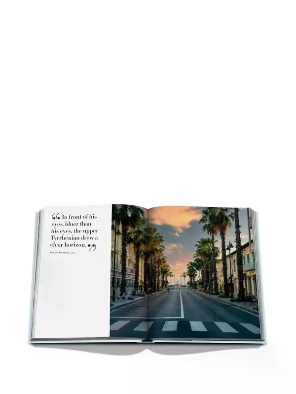 Assouline Forte Dei Marmi Edoardo Nesi Hardcover Book - Blue