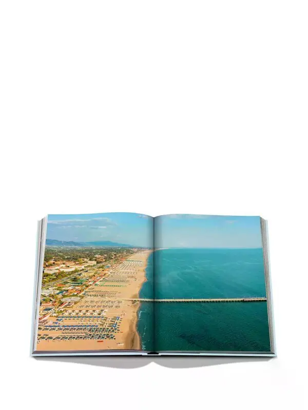 Assouline Forte Dei Marmi Edoardo Nesi Hardcover Book - Blue