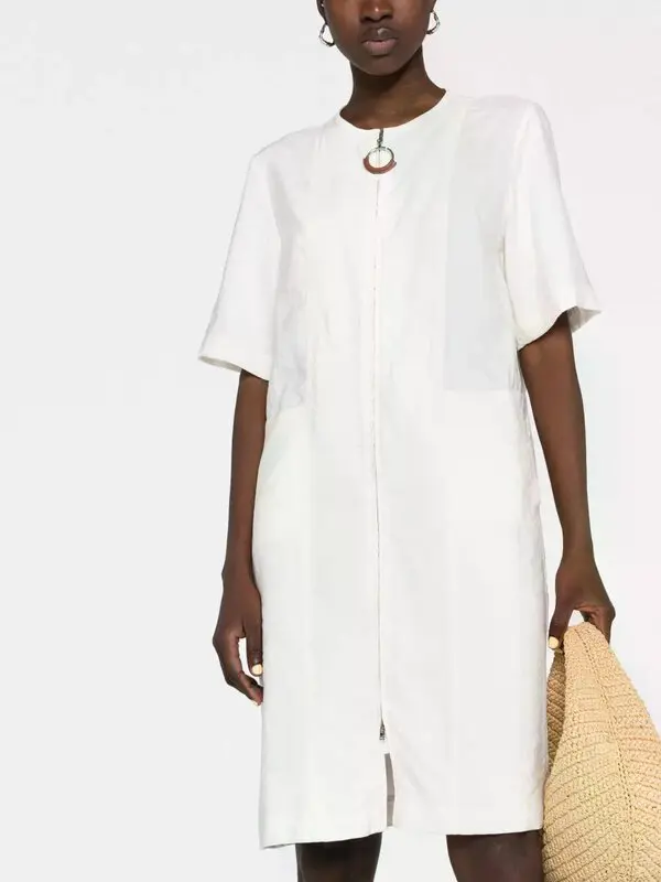 JOSEPH Short Sleeve Zip Fastening Dress