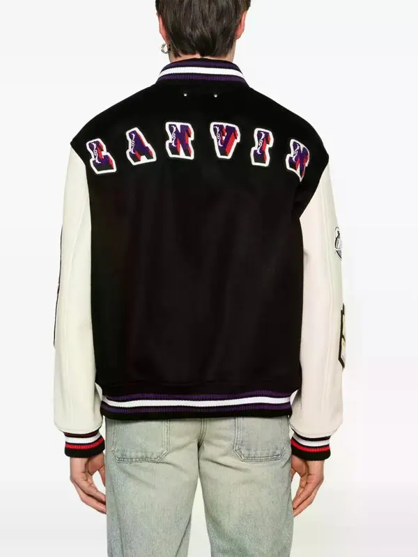 LANVIN Logo-patch Varsity Jacket