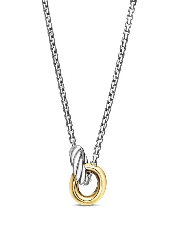 David Yurman 14kt Gold Petite Cable Linked Necklace