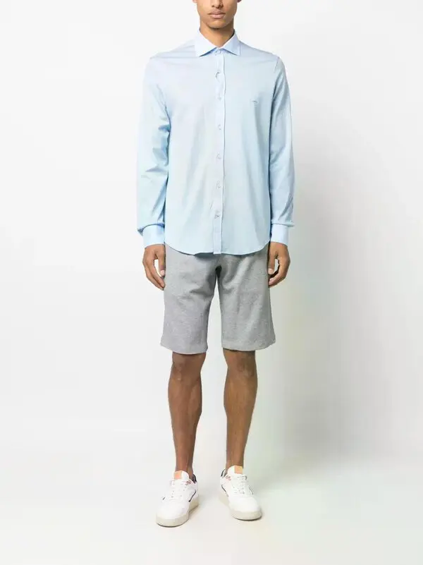 Paul & Shark Mélange Effect Drawstring Shorts