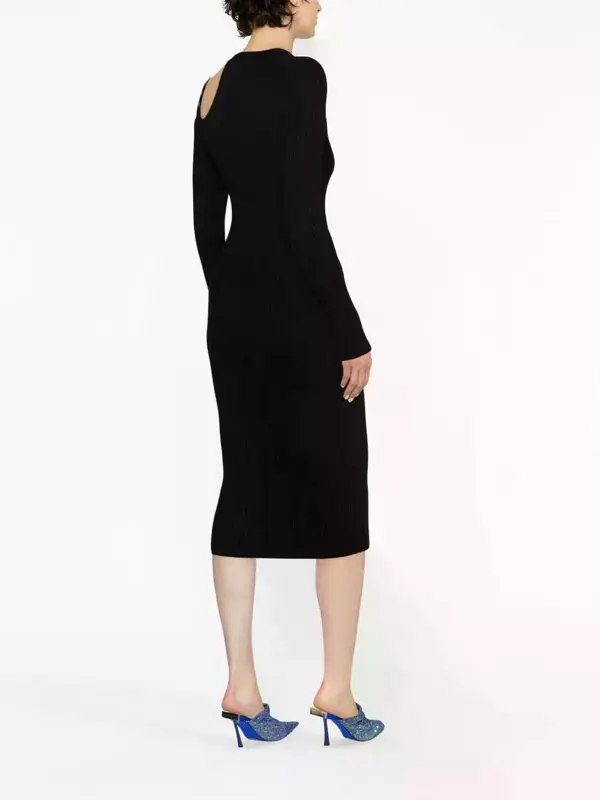 Blumarine Eyelet-embellished Cut-out Dress