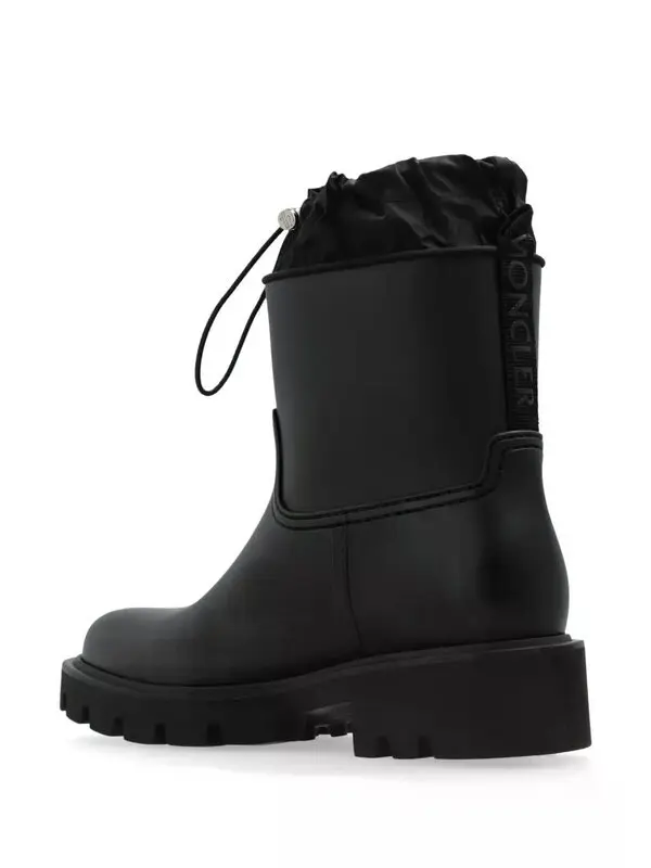 Moncler Lug Sole Slip-on Ankle Boots - Black
