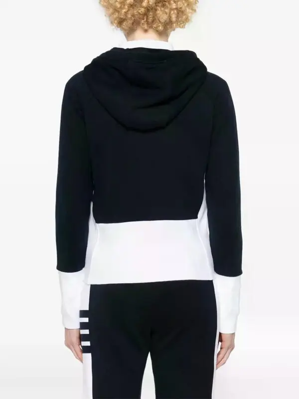 Thom Browne 4-bar Cotton Hoodie