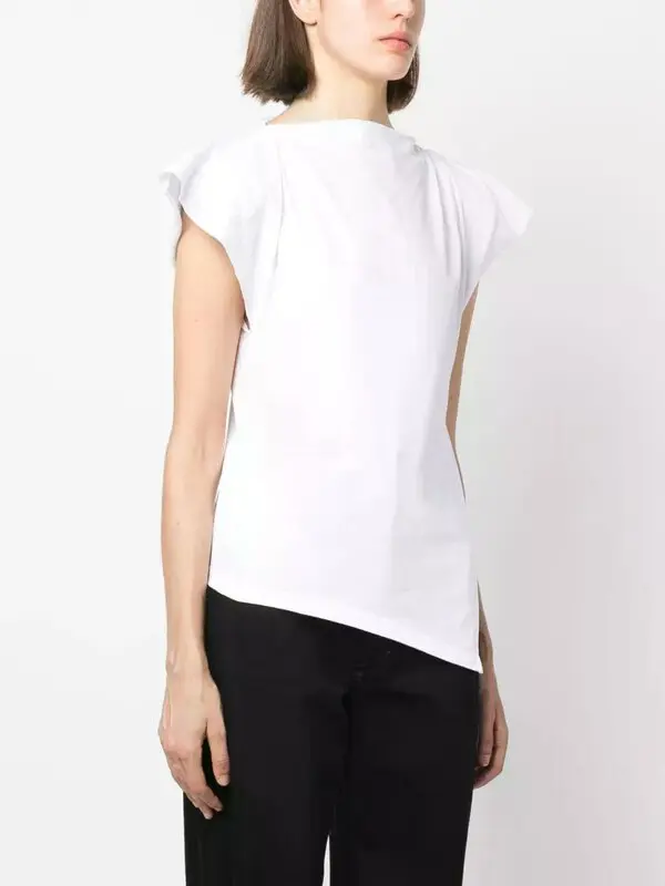 Isabel Marant Étoile Padded Asymmetric T-shirt - White