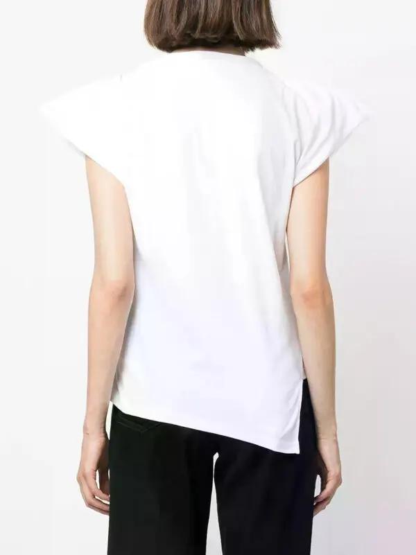 Isabel Marant Étoile Padded Asymmetric T-shirt - White