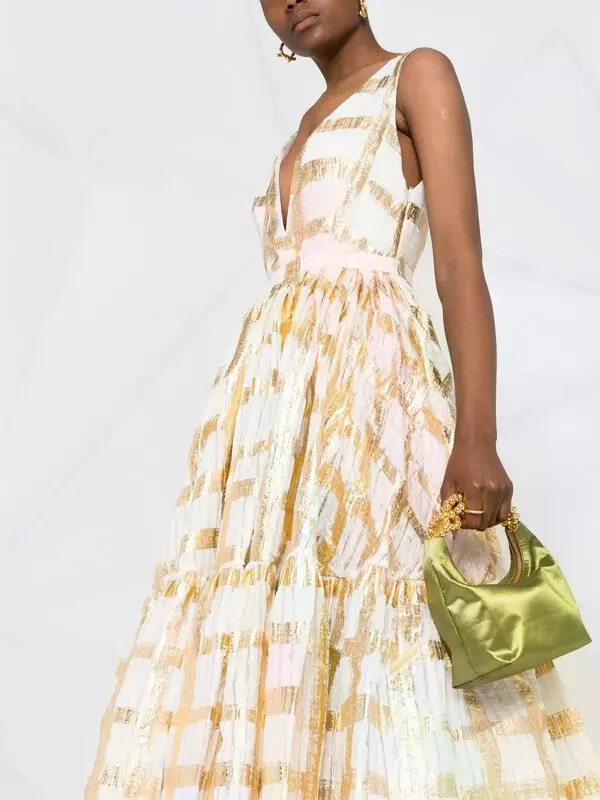 Rochas Flared Midi Dress