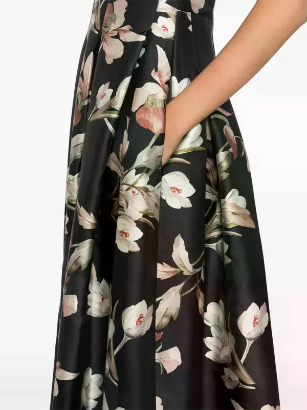Sachin & Babi Brooke Gown With Floral Print