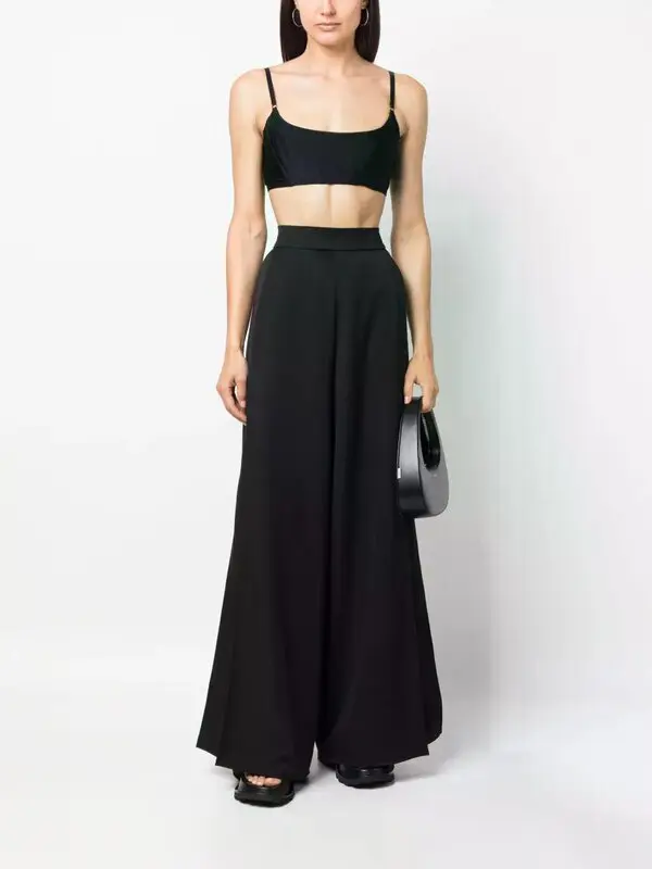 Alchemy Fashions Tie-fastening Wide-leg Trousers