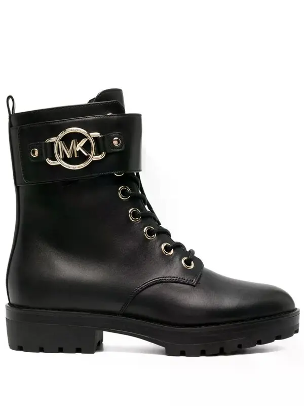 Michael Kors Rory Lace-up Leather Boots