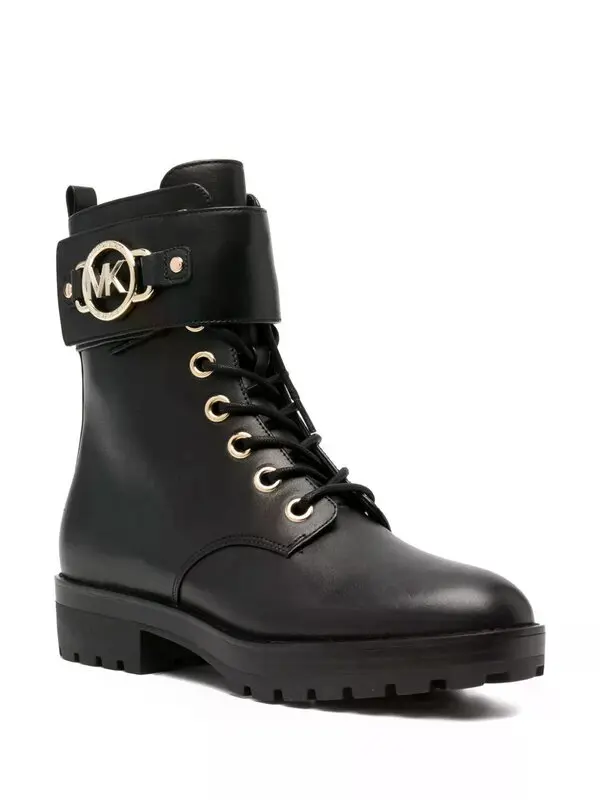 Michael Kors Rory Lace-up Leather Boots