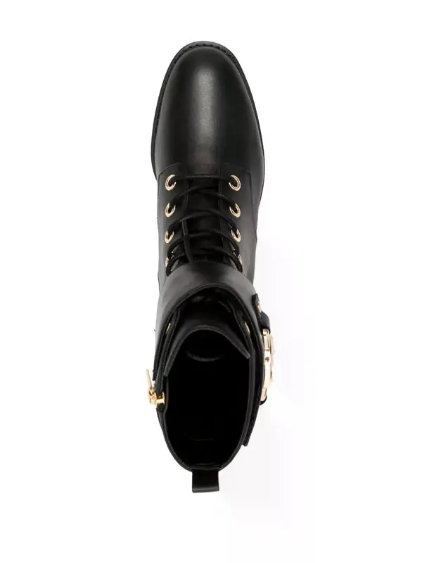 Michael Kors Rory Lace-up Leather Boots