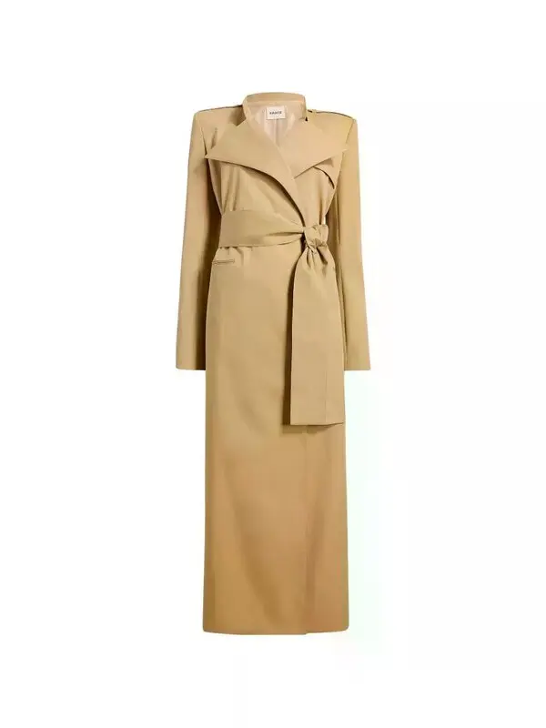 Khaite Maxwell Trench Coat - Neutrals