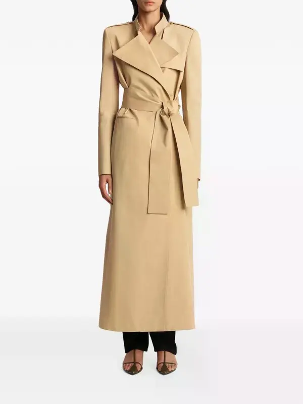 Khaite Maxwell Trench Coat - Neutrals