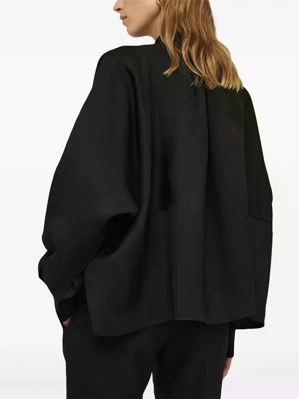 JIL SANDER Panelled Band Collar Shirt