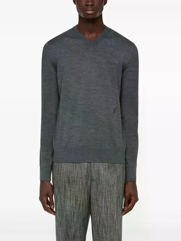 FERRAGAMO V-neck Wool Sweater