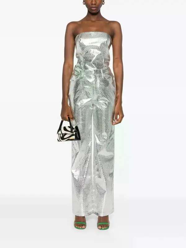 ROTATE BY BIRGER CHRISTENSEN Braided Straight-leg Trousers