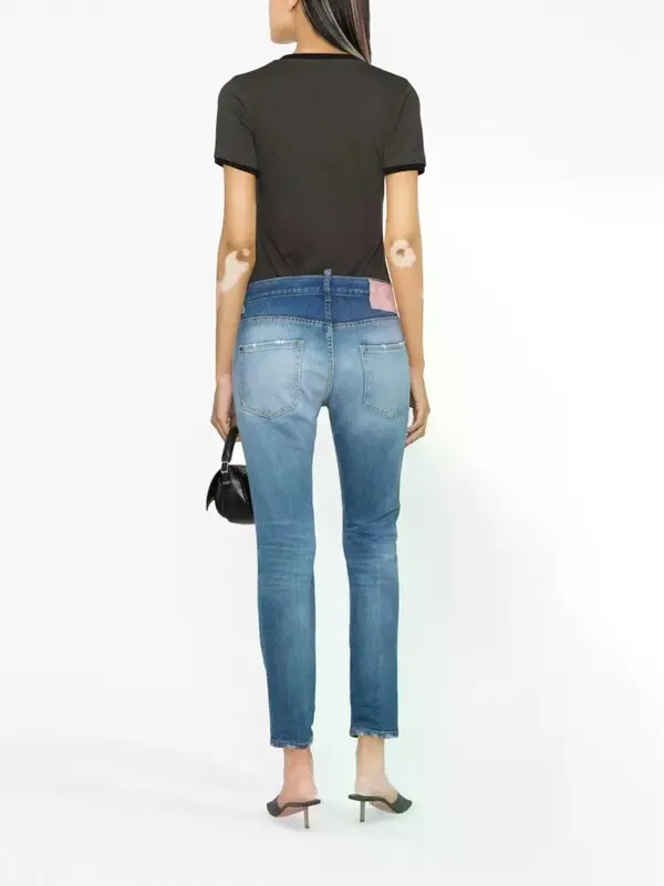 Dsquared2 Logo-plaque Tapered Jeans