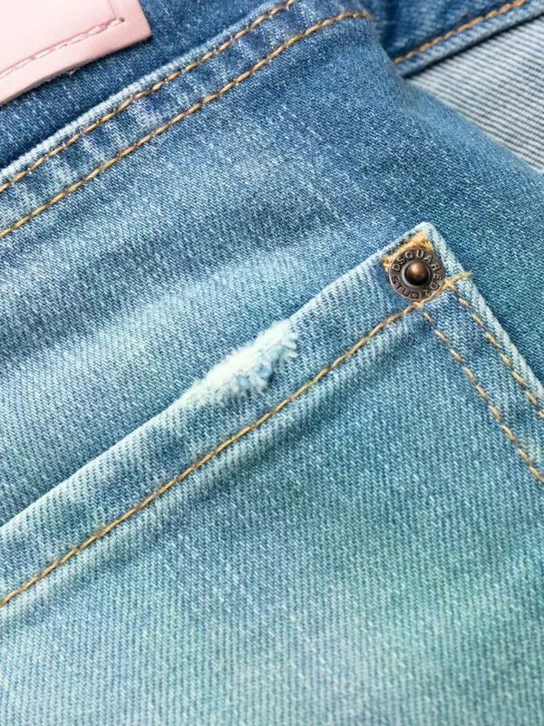 Dsquared2 Logo-plaque Tapered Jeans