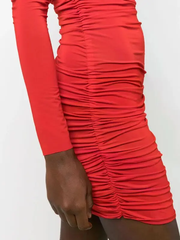 Giuseppe Di Morabito Cowl Neck Ruched Minidress