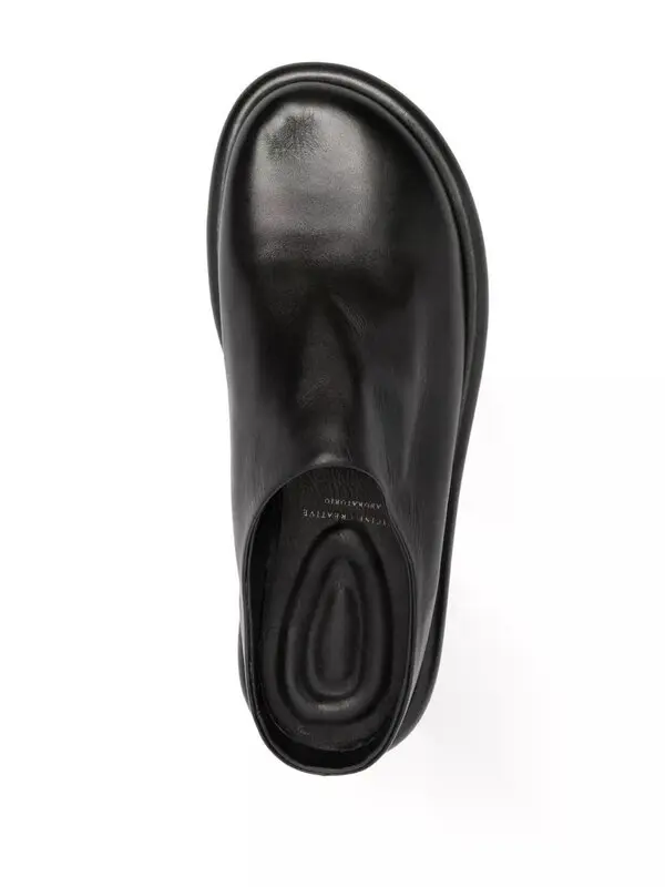Officine Creative Estens 107 Leather Mules - Black