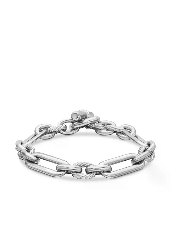 David Yurman Sterling Pavé Diamond Lexington Chain Bracelet