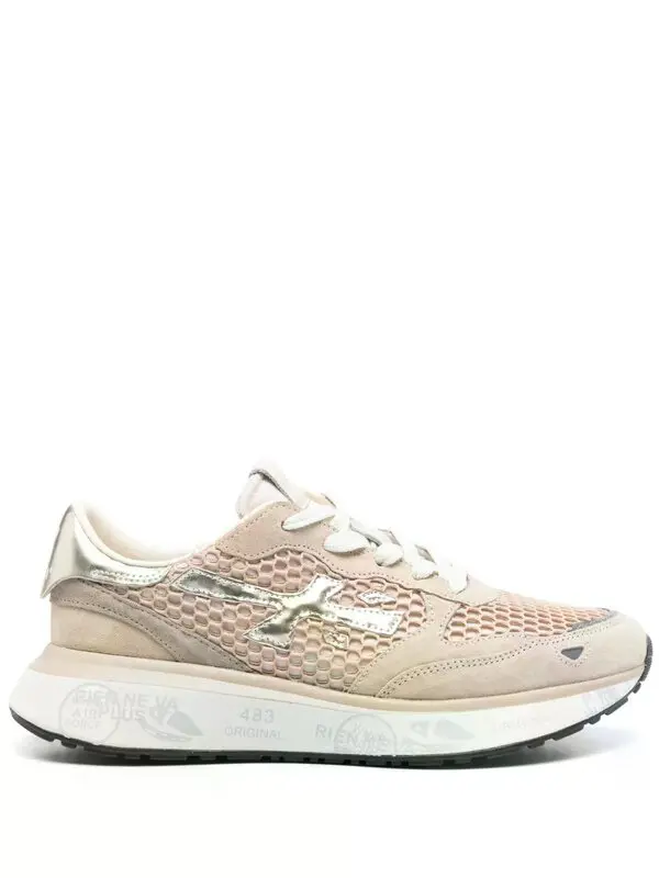 Premiata Lauryn 7483 Lace-up Sneakers - Neutrals