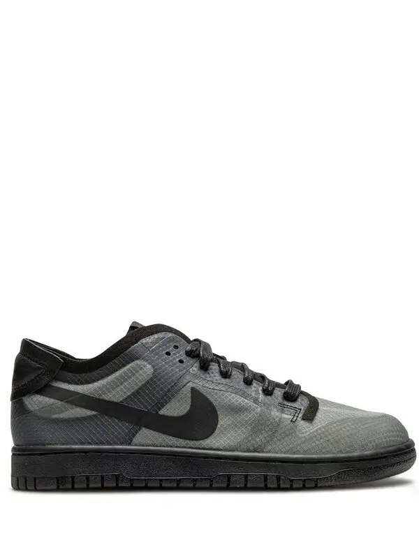 Nike X Comme Des Garçons Dunk Low Black Clear Sneakers - Grey