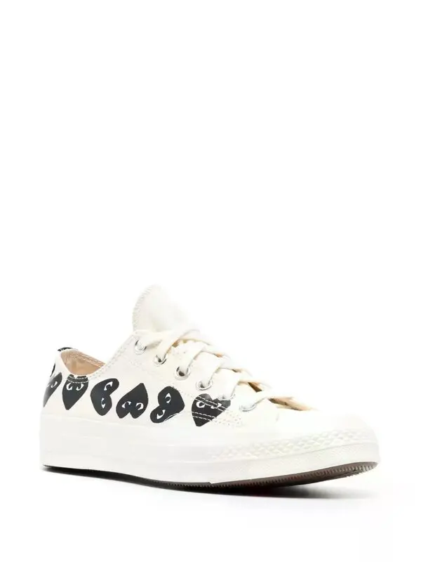 CONVERSE X COMME DES GARONS PLAY Chuck 70 Multi Heart Sneakers