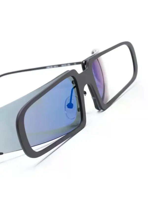 Henrik Vibskov Square Frame Sunglasses With Tinted Lenses
