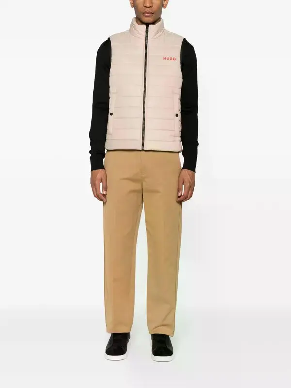 Hugo Logo-print Quilted Gilet