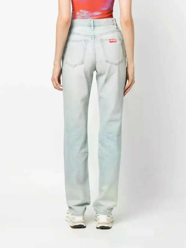 Kenzo High-waisted Straight-leg Jeans