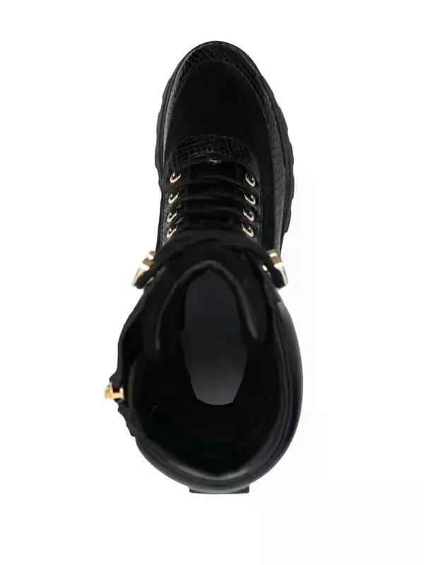 Michael Kors Rowan Lace-up Leather Boots