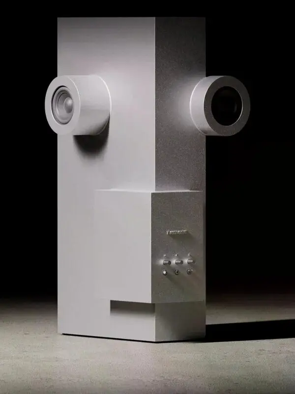 TRANSPARENT Brutalist Speaker