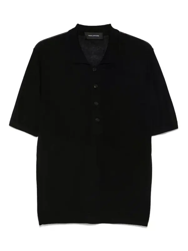 Tagliatore Wiley Polo Shirt - Black