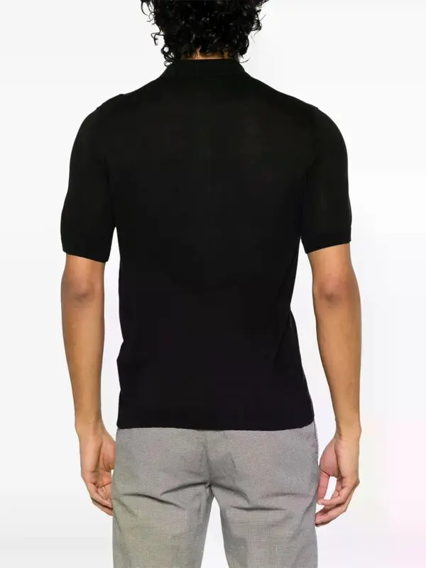 Tagliatore Wiley Polo Shirt - Black
