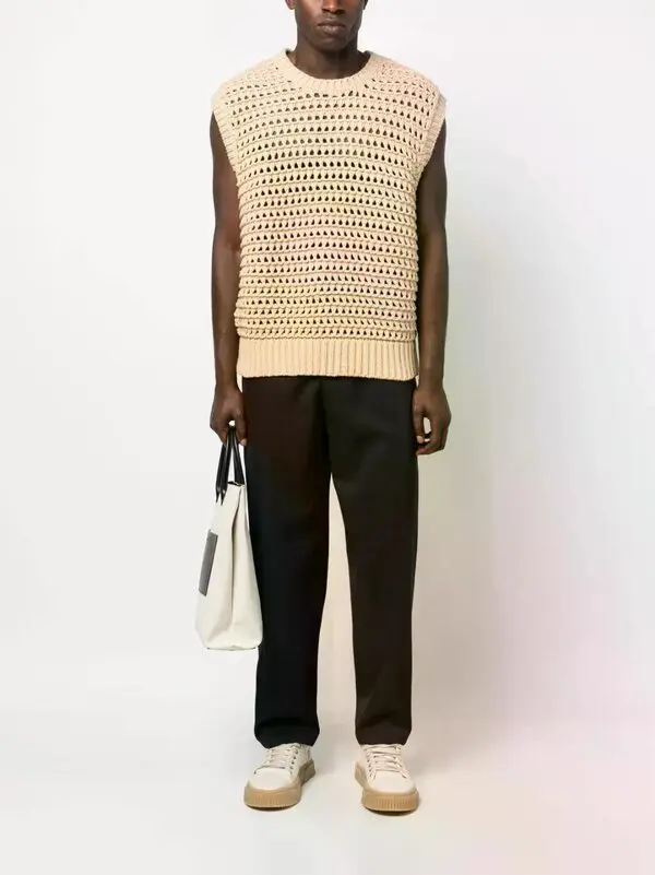 JIL SANDER Elasticated-waistband Tapered Trousers
