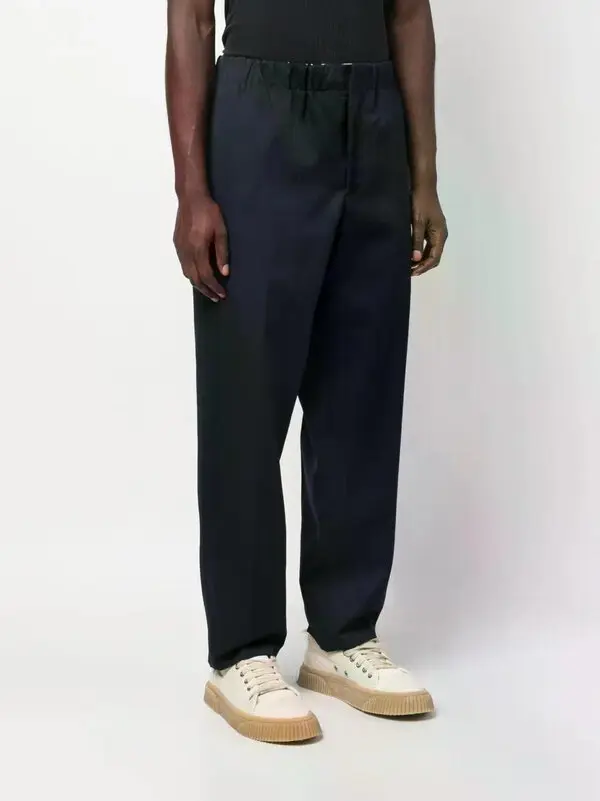 JIL SANDER Elasticated-waistband Tapered Trousers