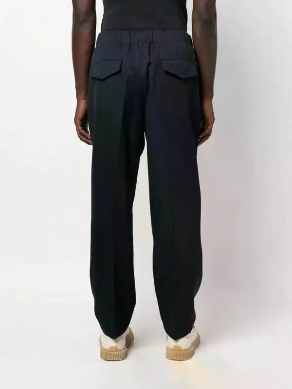 JIL SANDER Elasticated-waistband Tapered Trousers