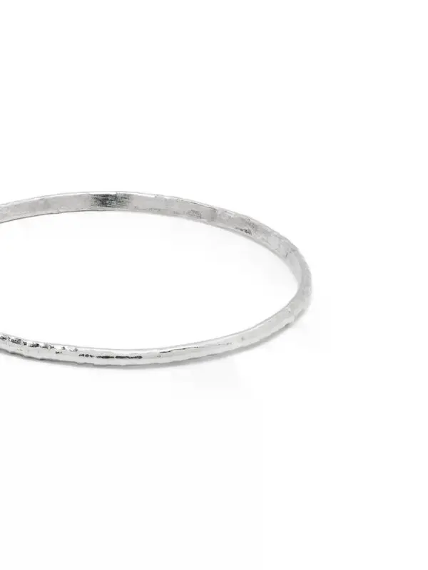 WOUTERS & HENDRIX 18kt White Gold Textured Band Ring