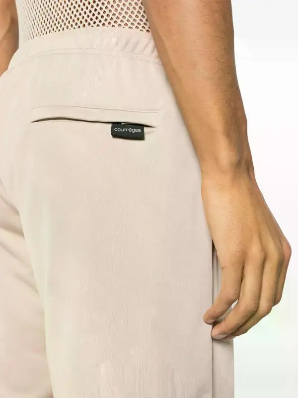 COURREGES Appliqué Logo Track Shorts