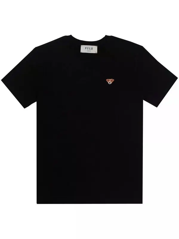 PELO FOUNDATION Jack Russell Patch Cotton T-shirt