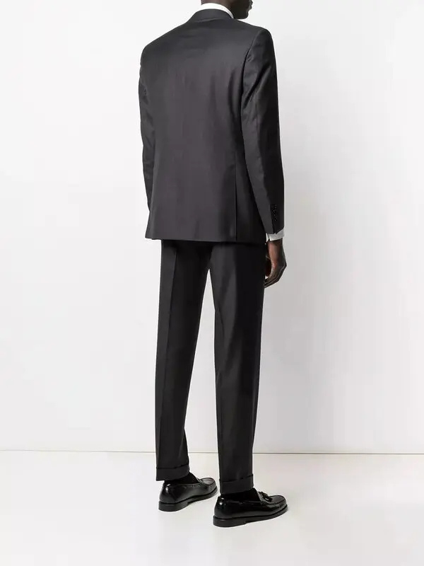 Canali Wool Single-breasted Suit - Grey