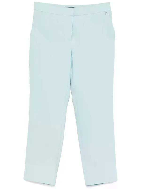 TWINSET Crêpe Cigarette Trousers - Blue