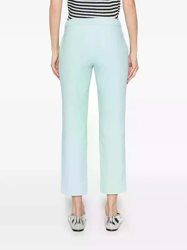 TWINSET Crêpe Cigarette Trousers - Blue